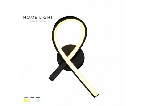HOME LIGHT Solea 88 CCT LED zidna lampa crna