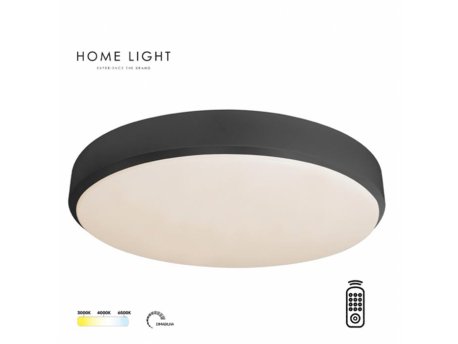 HOME LIGHT Solea 87 CCT LED plafonjera crna