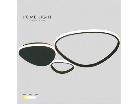HOME LIGHT Solea 19 LED plafonjera crna