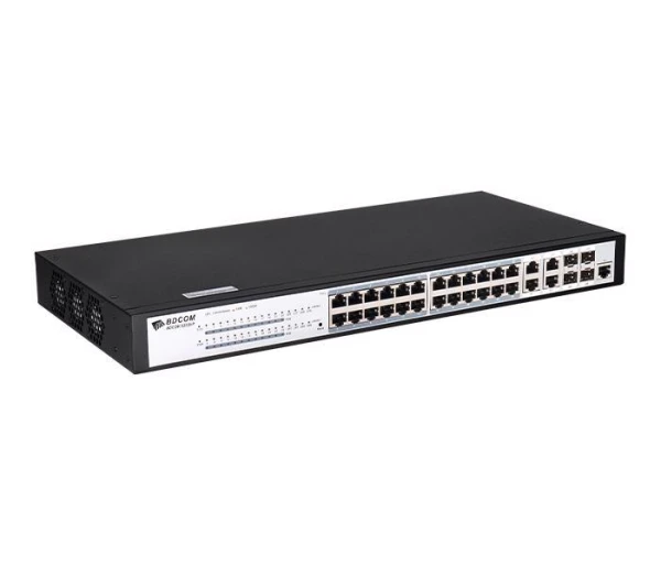 BDCOM switch S2500-24P4C , Poe, gigabit, 24xPOE+, 4xCombo/RJ45