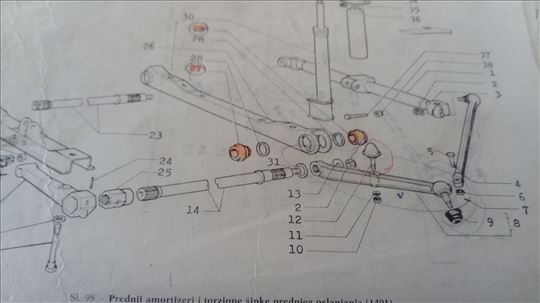gumeni amortizeri i silen blokovi, kampanjola 1107