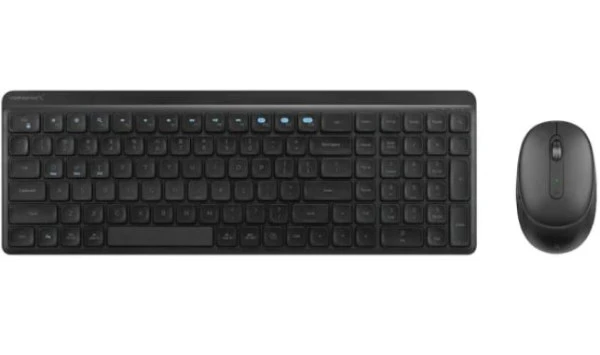 Tastatura + miš Wireless VolkanoX Scorch VKX-209-GT, US crna