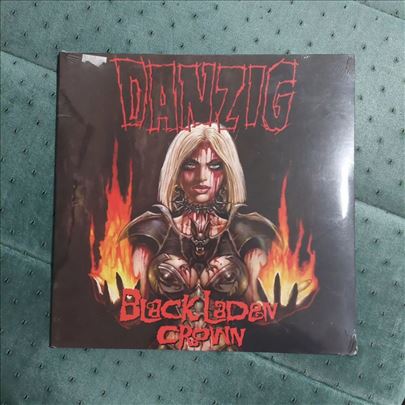 Danzig Black Laden Crown LP Red Vinly