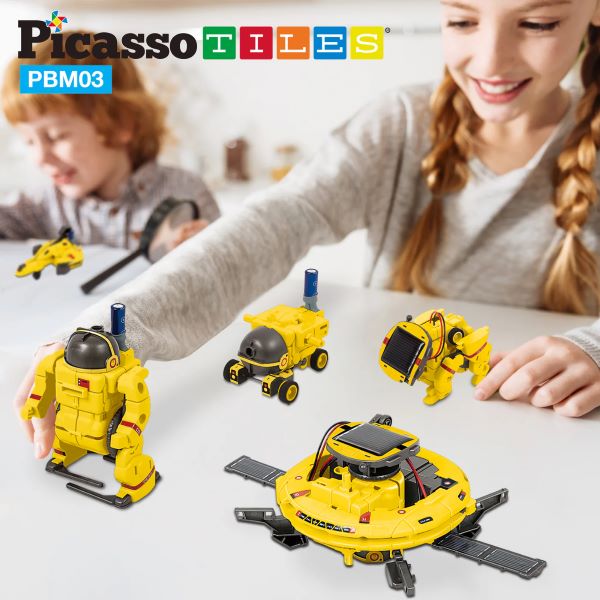 PICASSO TILES SOLARNI UFO ROBOT SET 6 U 1