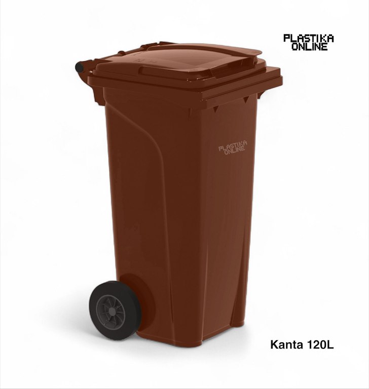 Kanta za smeće 120L Urban braon