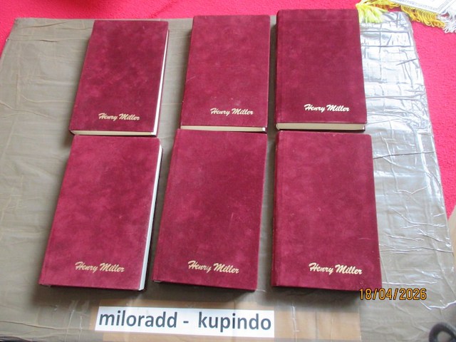 Henry Miller komplet 6 knjiga