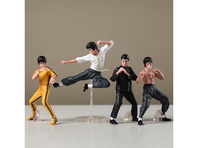 Bruce Lee (Brus Li) set 4x figure