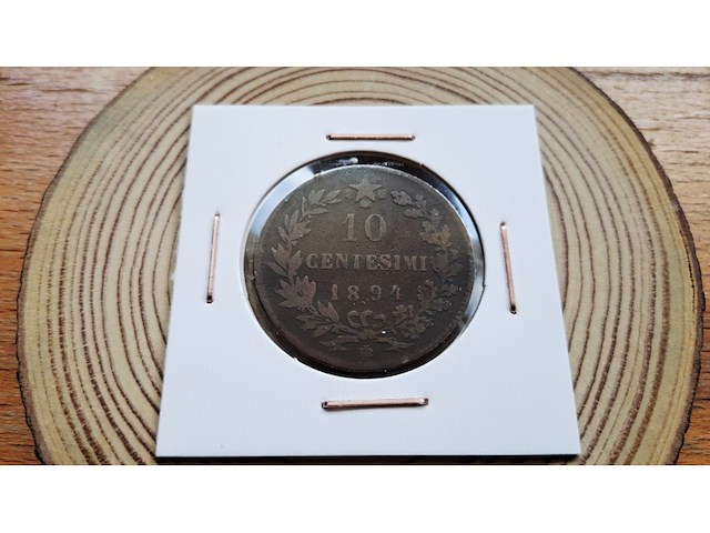 ITALIJA 10 CENTESIMI 1894 GODINA