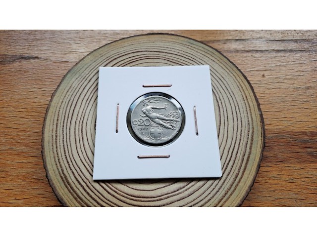 ITALIJA 20 CENT 1922 GODINA