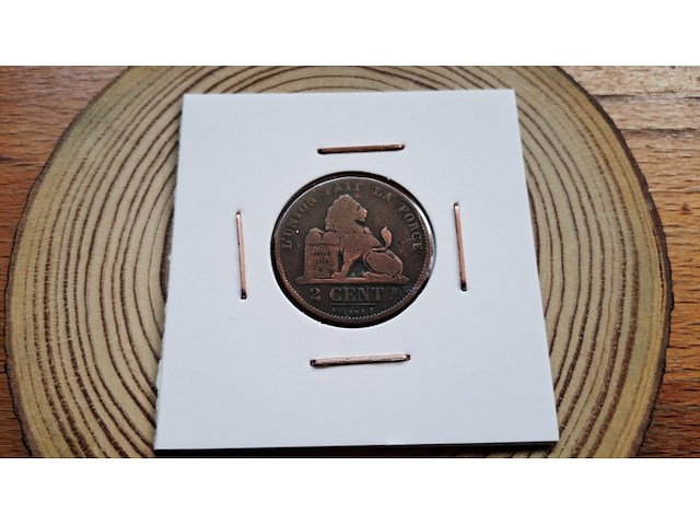 BELGIJA 2 CENTs 1870 GODINA