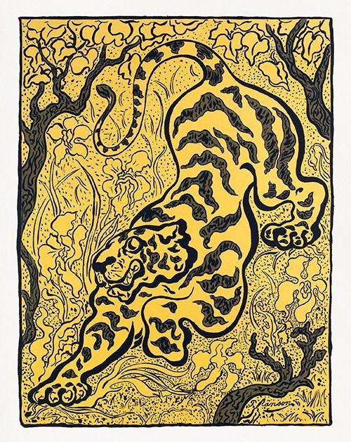Tigar u džungli - (Tiger in the Jungle) (1893)