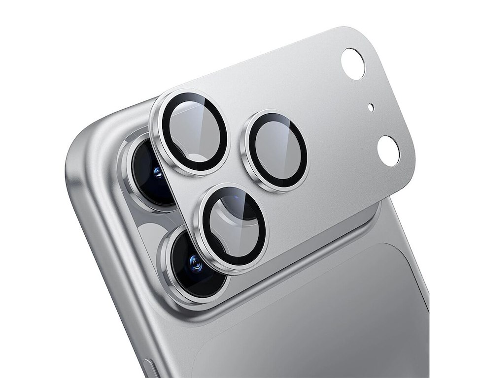 Zastita kamere Full Cover - iPhone 17 Pro srebrna