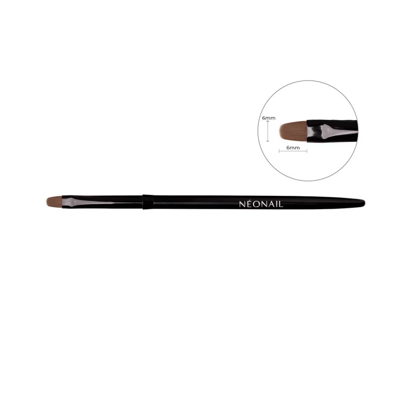 Nail Art Brush 03 – Oval 6 mm