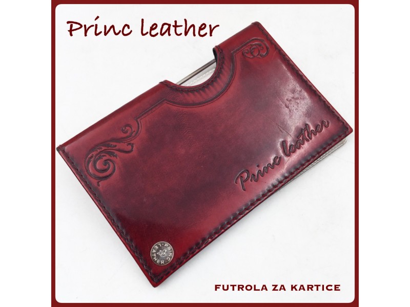PRINC LEATHER - KOŽNA FUTROLA ZA KARTICE