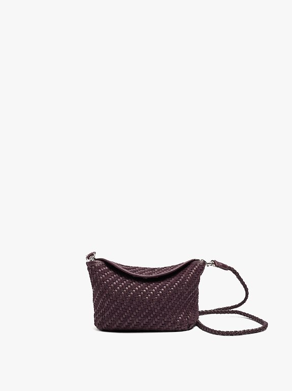 CROSSBODY BAG OF BRAIDED LEATHER