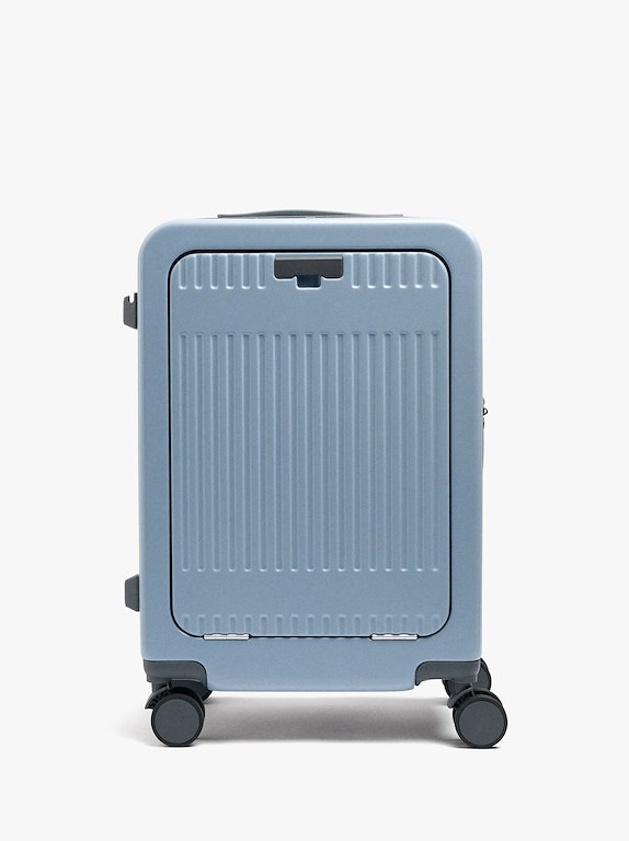 STRIPED TRAVEL SUITCASE BAG