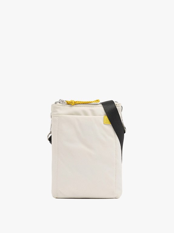 DOUBLE NYLON CROSSBODY BAG