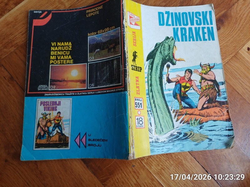 ZLATNA SERIJA 551, DŽINOVSKI KRAKEN
