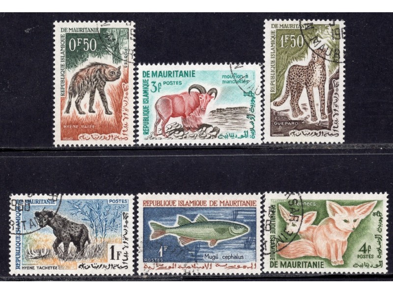 068 - Mauritanija - Fauna - Žigosane marke