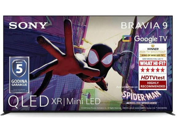 Sony Televizor K-65XR90 65" Bravia 9 LCD Mini LED Google TV 120hz