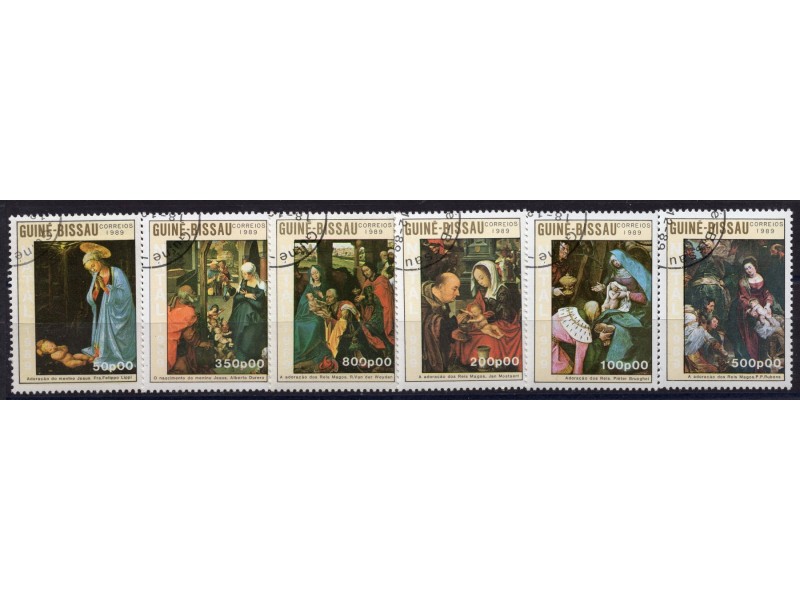 116 - Gvineja Bisao - Umetnost - Žigosane marke