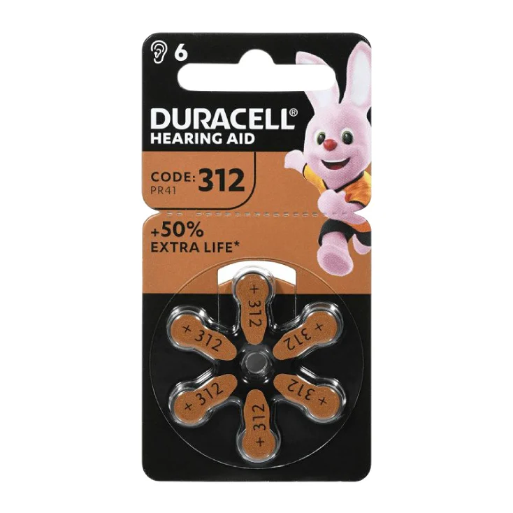 Duracell baterije za slušni aparat Aid 312