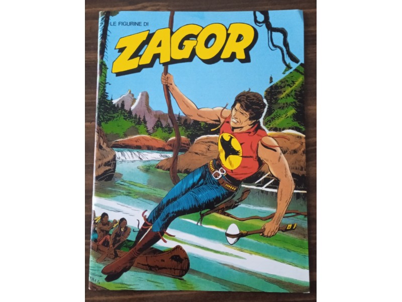 Zagor (prazan album+set 320 sličica u tablama) -reprint