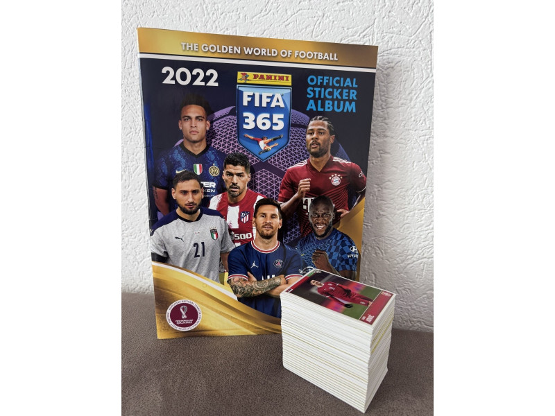 Fifa365_2022 Glanc album+Kompletan set slicica !!