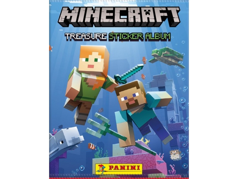 Minecraft Treasure Sticker Album sličice na komad