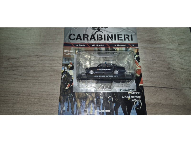 DeAgostini Carabinieri Alfa Romeo Alfetta (1972) 1:43