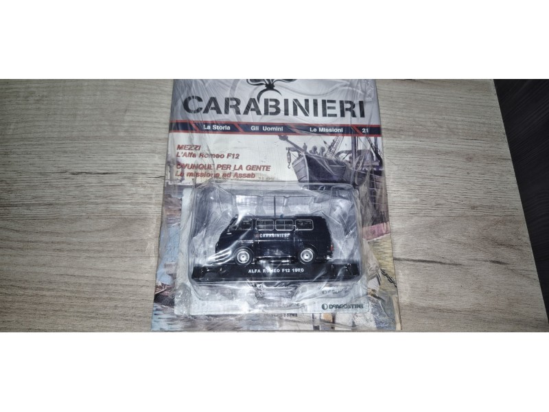 DeAgostini Carabinieri Alfa Romeo F12 (1970) Br.2 1:43