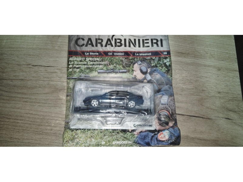 DeAgostini Carabinieri Alfa Romeo 166 (2000) 1:43