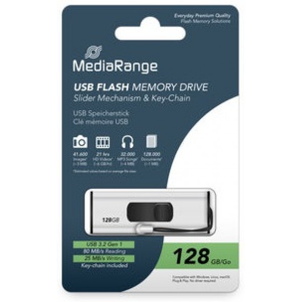 USB flash Mediarange 128 gb 3.2 slajder