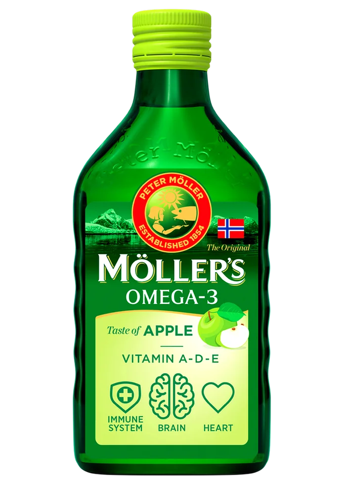MOLLERS OMEGA-3 ULJE JETRE BAKALARA ,UKUS JABUKE