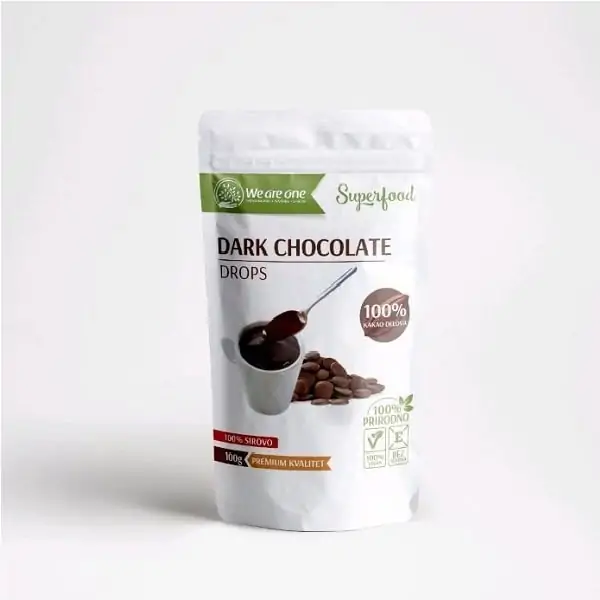 DARK CHOCOLATE DROPS 100G ORGANIK