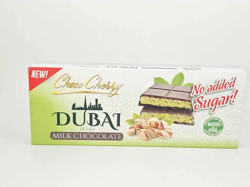 DUBAI STEVIA 240G MLECNA COKOLADA SA ZASLADJIVACIMA SWEETSYSTEM