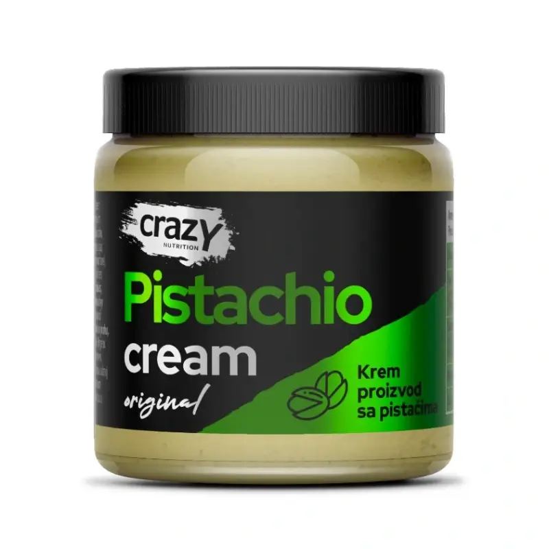 PISTACHIO CREAM 170G-CRAZY NUTRITION