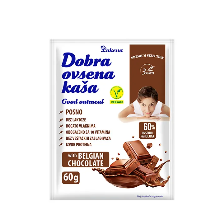 DOBRA OVSENA KASA SA BELGIJSKOM COKOLADOM 60GR