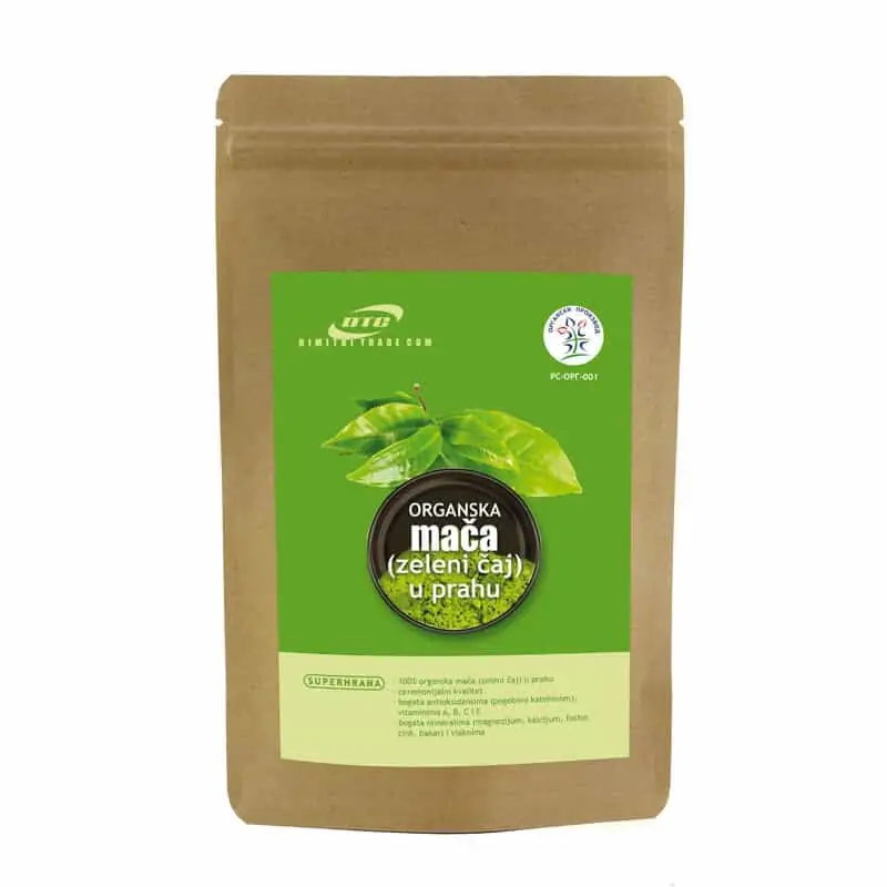 ORGANSKA MACA(ZELENI CAJ)U PRAHU 100G