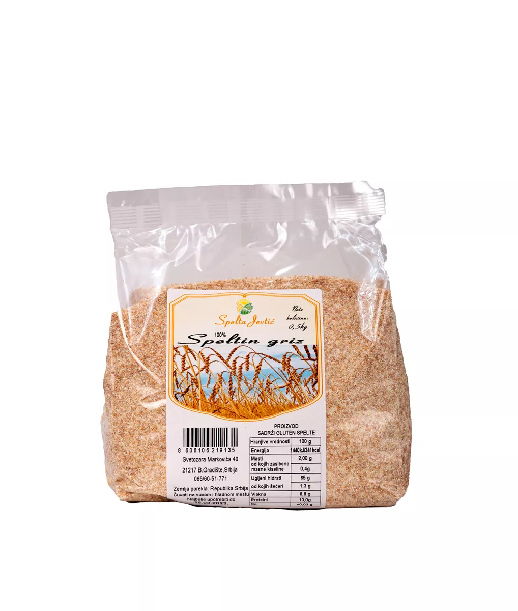 SPELTIN GRIZ 0.5 KG