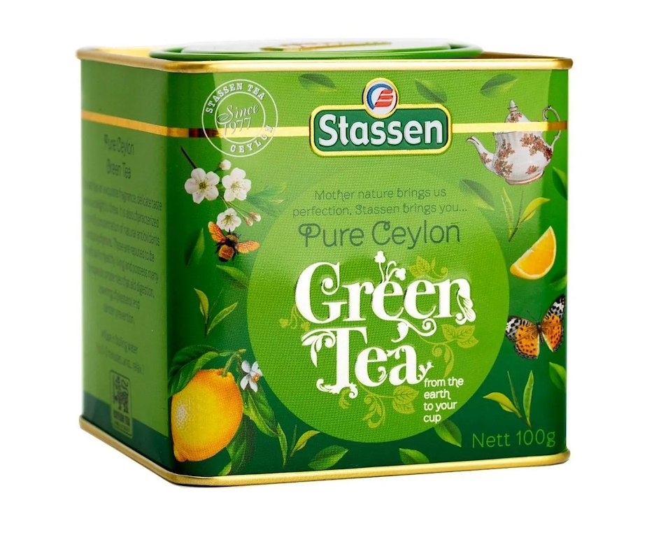 GREEN TEA TIN 100G