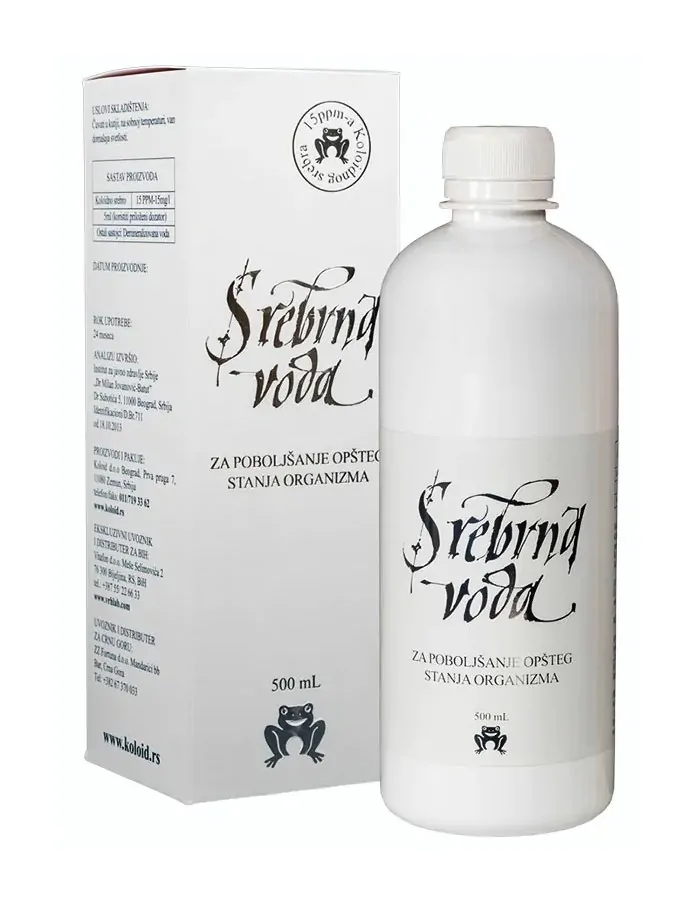 SREBRNA VODA 500ML KOLOID