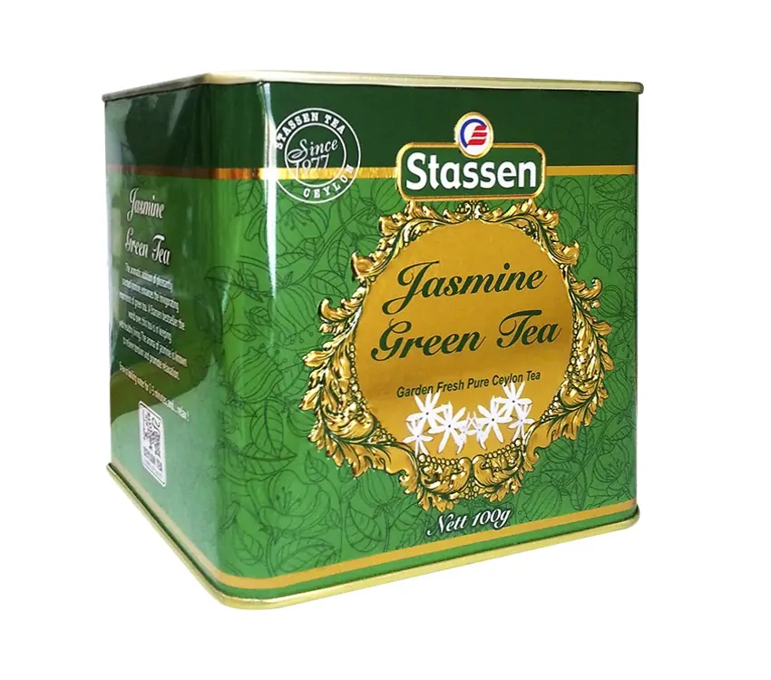 JASMINE GREEN TEA TIN 100G