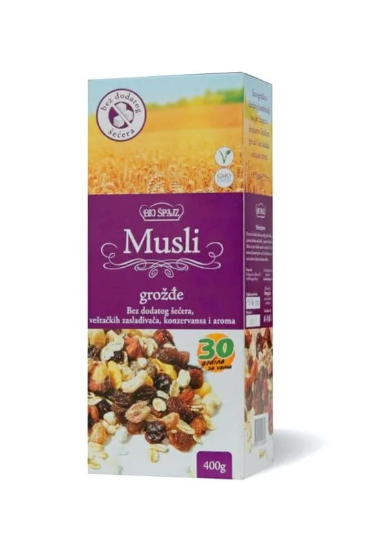 MUSLI GROZDJE 400G