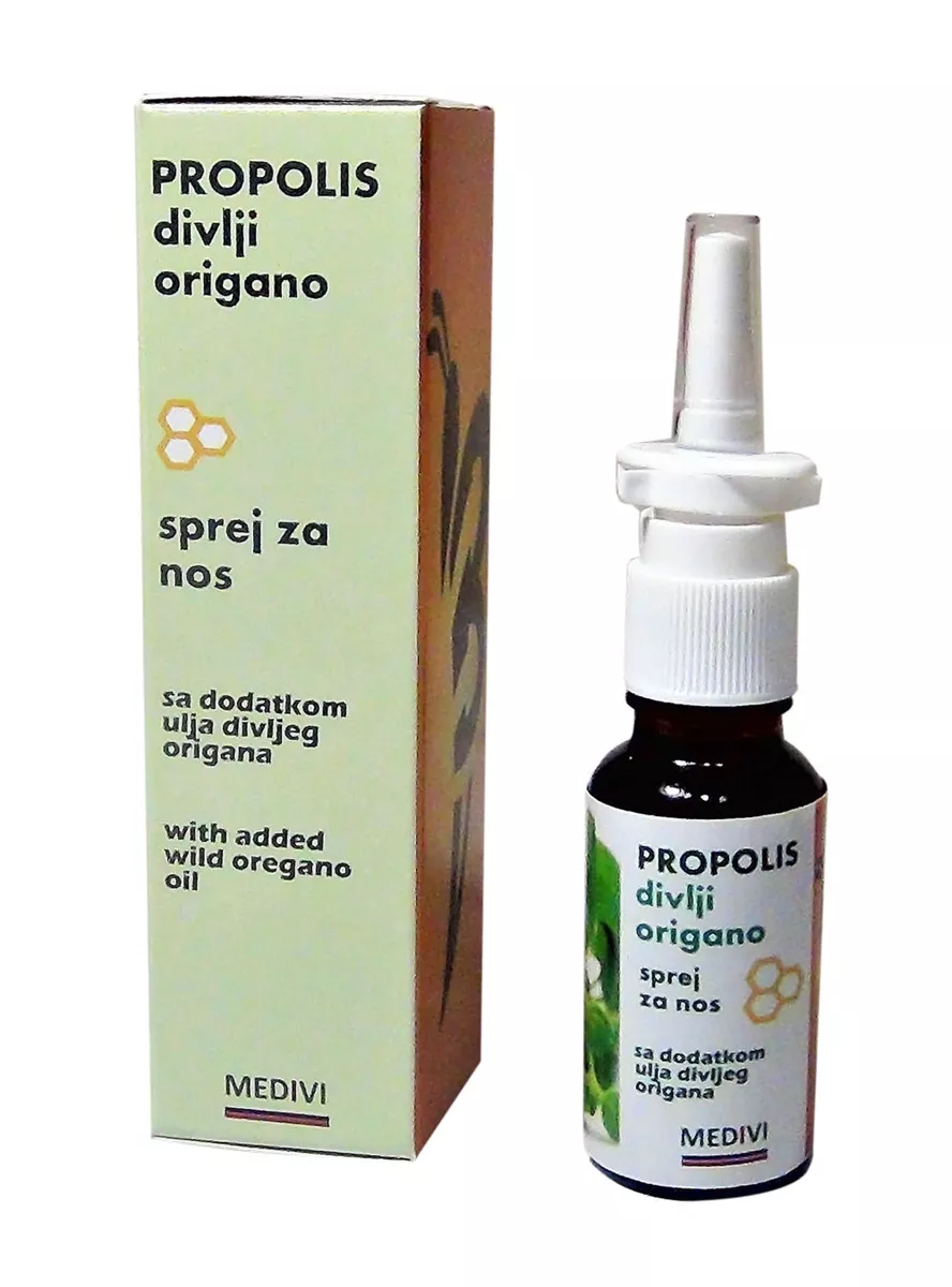 PROPOLIS D.ORIGANO SPREJ ZA NOS 20ML MEDIVI