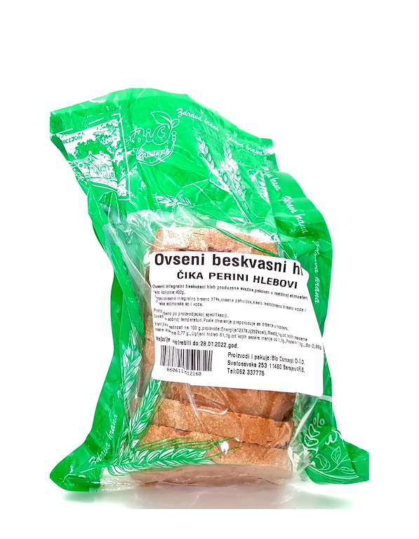 OVSENI BESKVASNI HLEB 400G