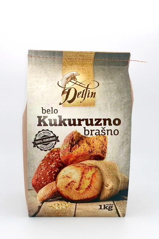 BELO KUKURUZNO BRASNO 1KG DELFIN