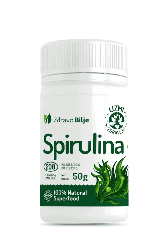 SPIRULINA 200 TABLETA