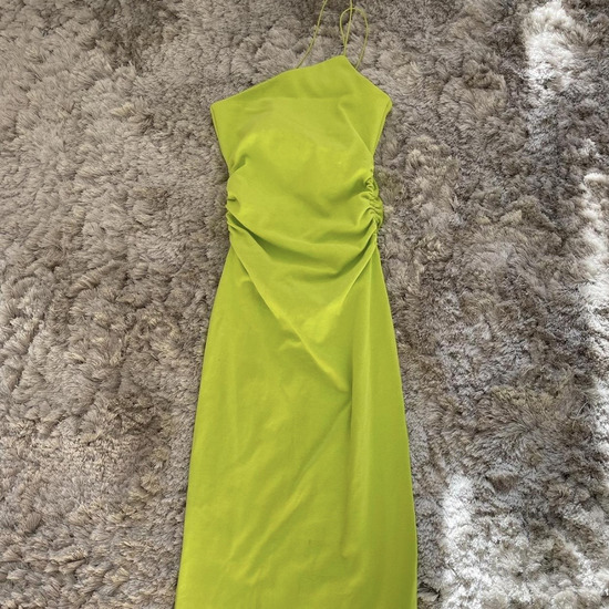 Zara cocktail lime haljina