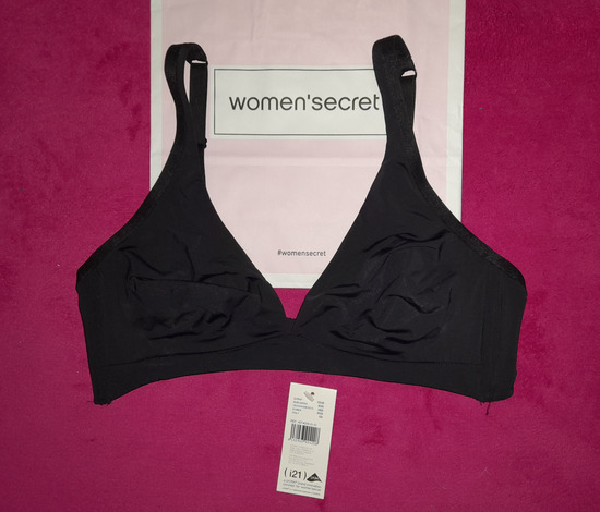WS crni bralette microfiber 85B NOVO!%
